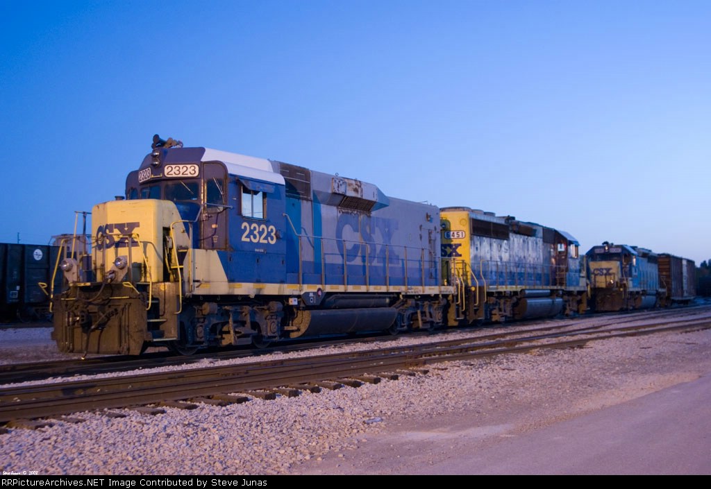 CSX 2323,6451,6080